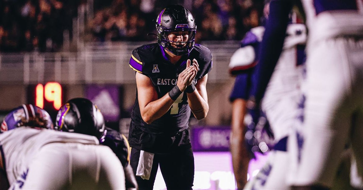 ECU starting quarterback Katin Houser confirms he will return in 2025