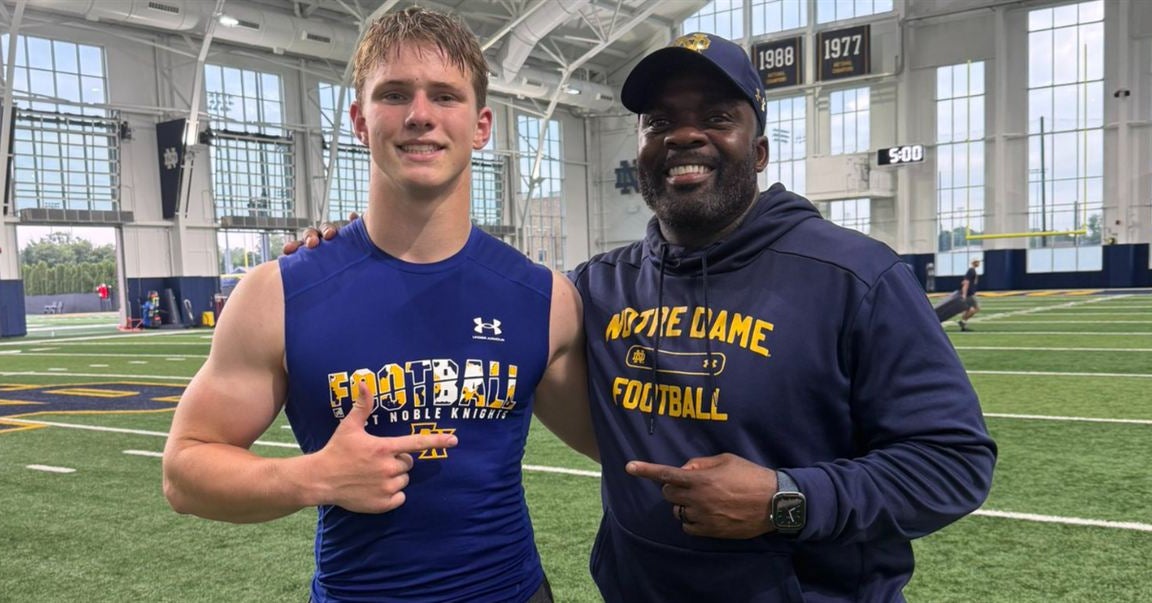 Newly-Offered 2029 LB Austin Phillips Talks Irish Invasion, Notre Dame ...