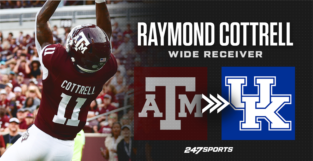 Texas A&M WR transfer Raymond Cottrell commits to Kentucky - Football ...