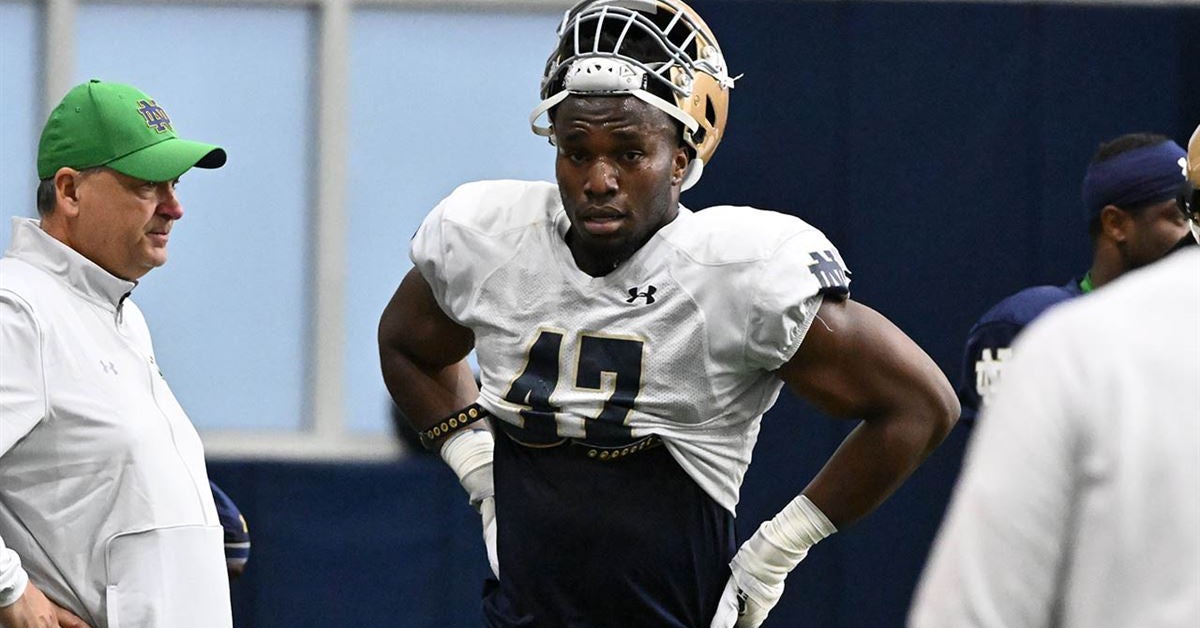Notre Dame Defensive Tackle Jason Onye Out Against Stanford, Billy ...