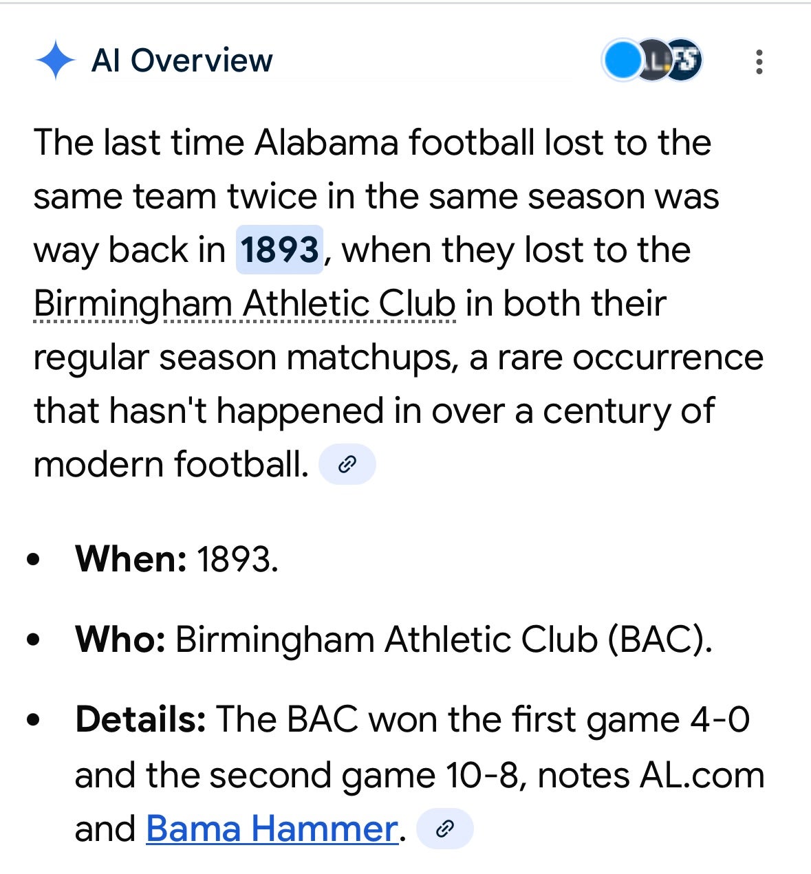 The Last Bama Football Lost….