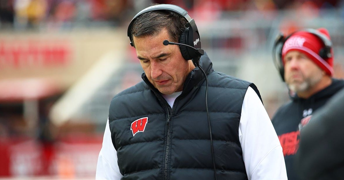 Everything head coach Luke Fickell said after Wisconsin's first spring ...