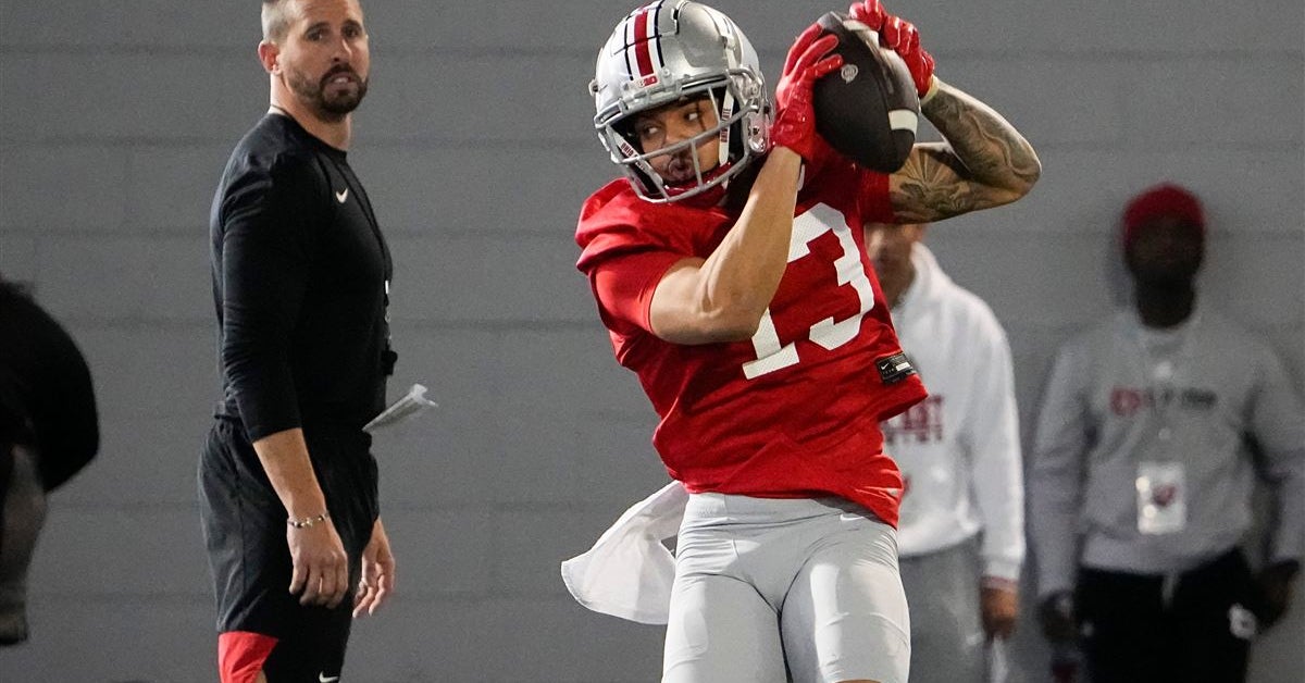 Former Ohio State WR Kaleb Brown announces transfer to Iowa