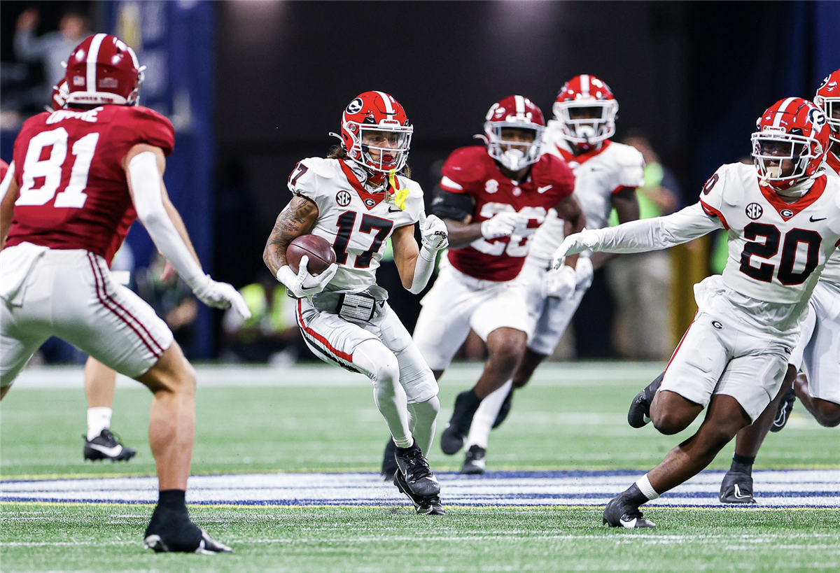 ‘He’s a ballplayer’: Georgia receiver Anthony Evans shows glimpse of what’s to come