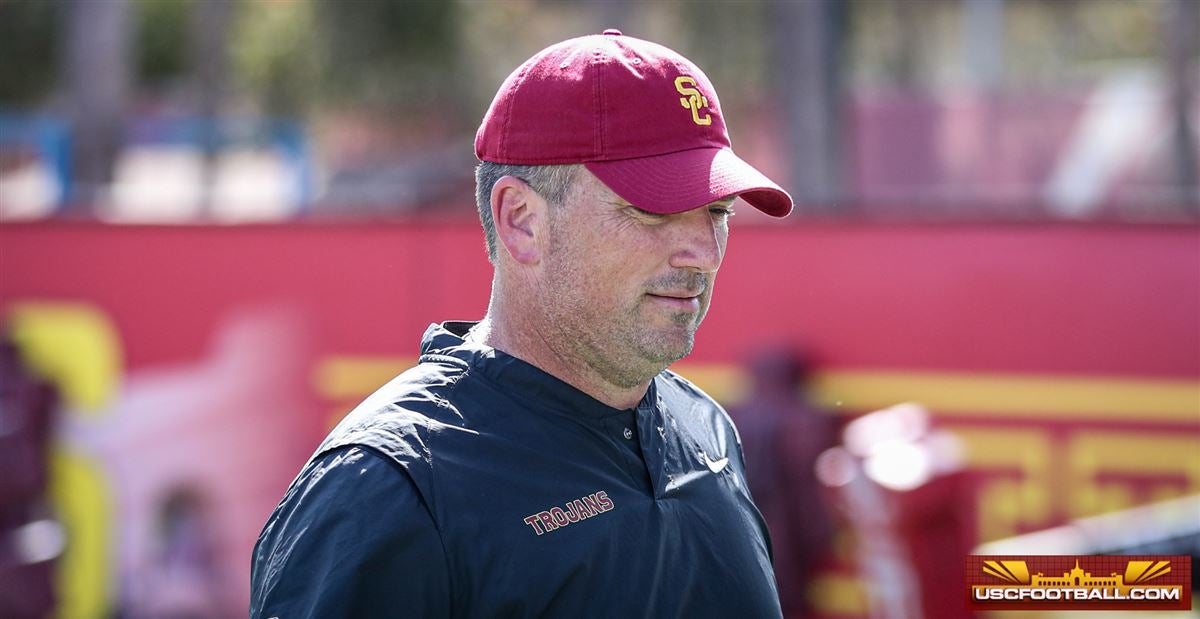 USC OC/OL coach Josh Henson updates left tackle competition, evaluates ...