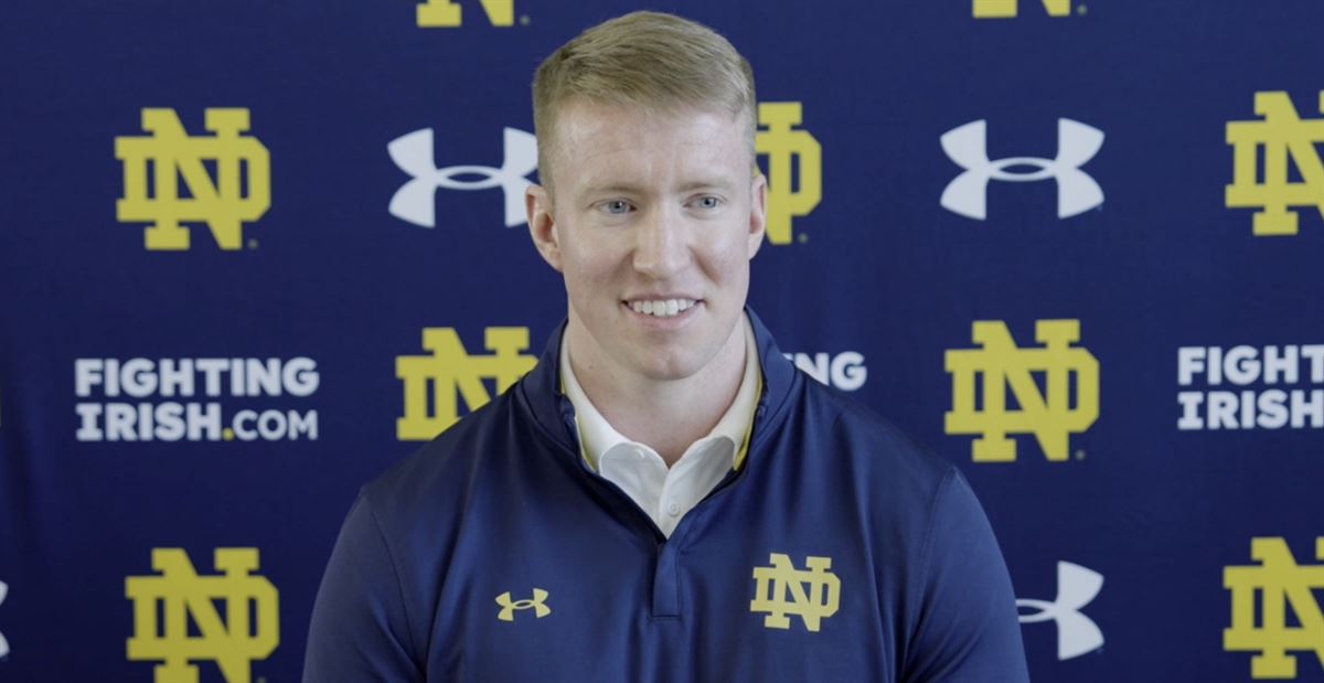VIDEO: Newcomer Eric Goins on His Path From the Army to Notre Dame