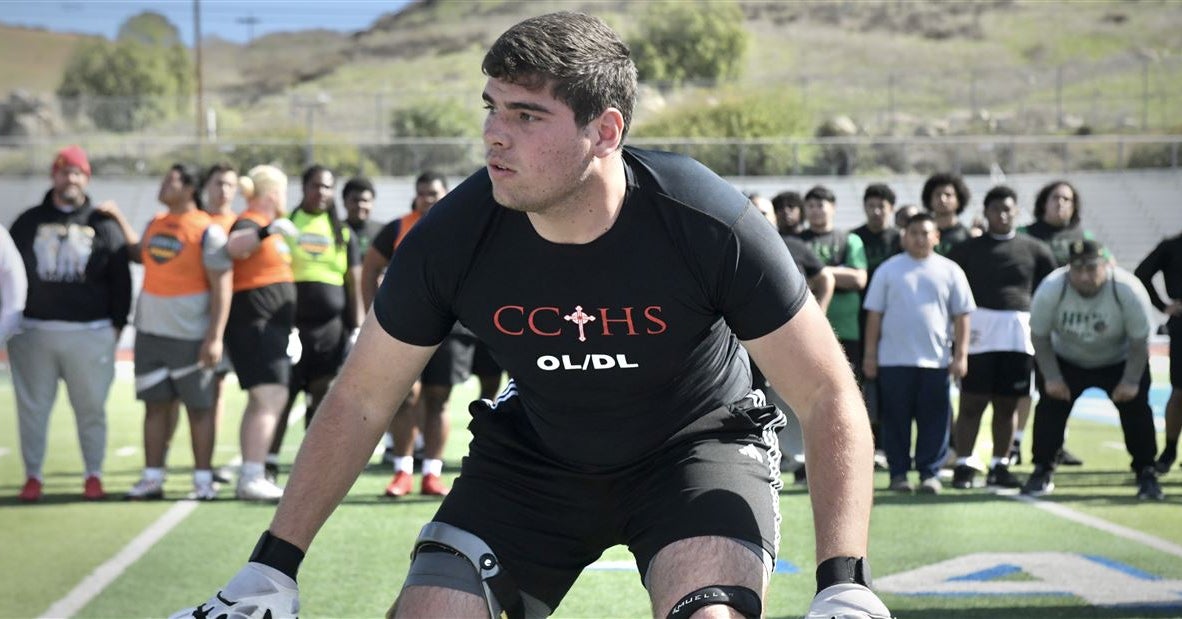 Junior highlights of USC OL commit Chase Deniz