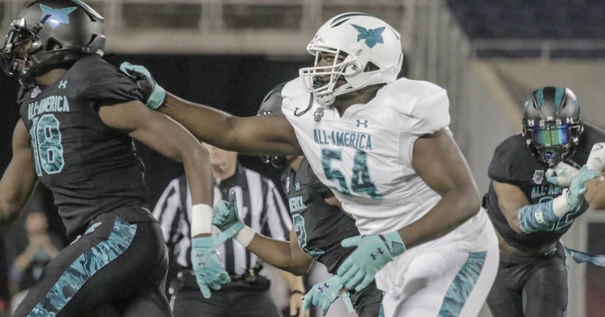 Miami OL Jalen Rivers could end up outplaying his ranking