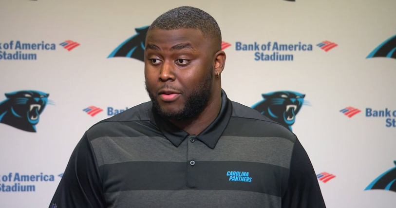 Greg Little speaks at his introductory press conference