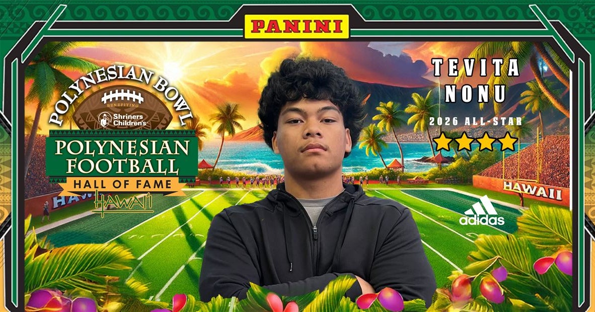 Top247 2027 DL Tevita Nonu selected to play in the 2026 Polynesian Bowl