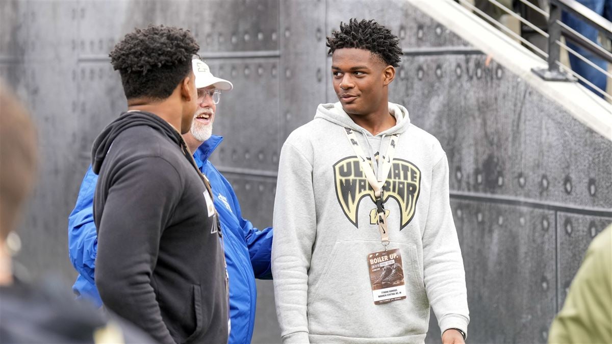 In-state EDGE rusher Tyrone Burrus recaps game day visit to Purdue: ‘It ...