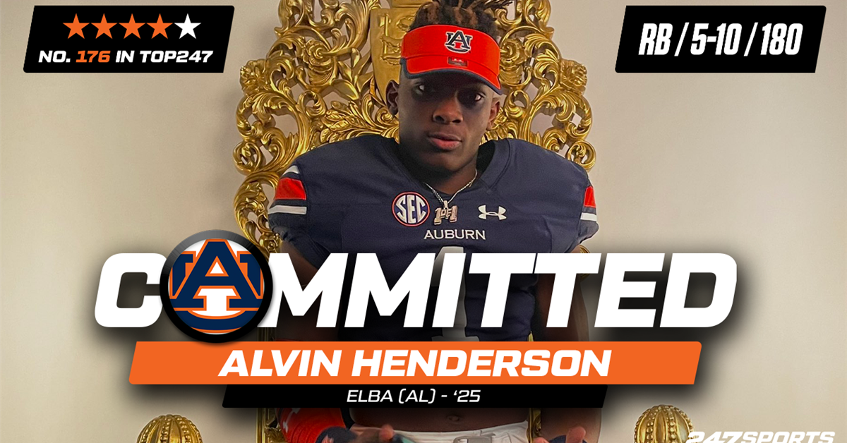 4-star RB Alvin Henderson flips from Penn State to Auburn