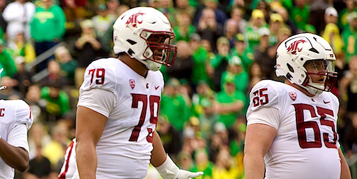 WSU's Jake Dickert loves this o-line starting group