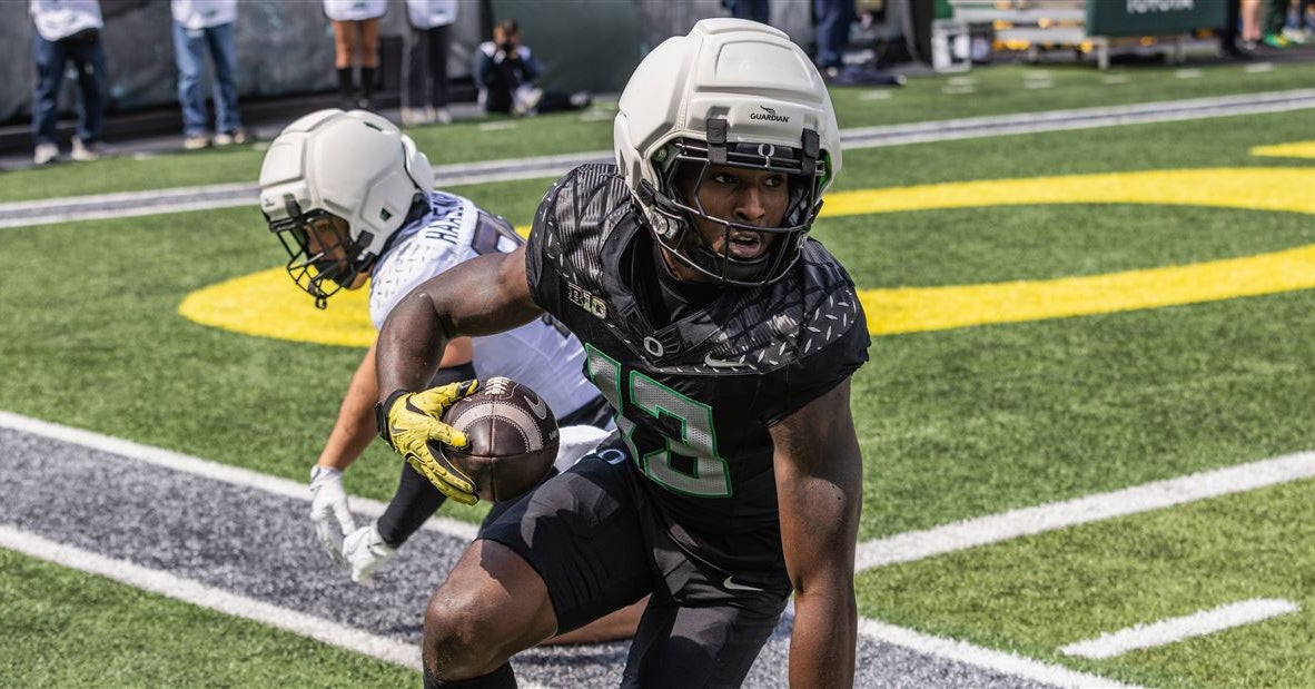 Photos from Saturday's Oregon spring football game