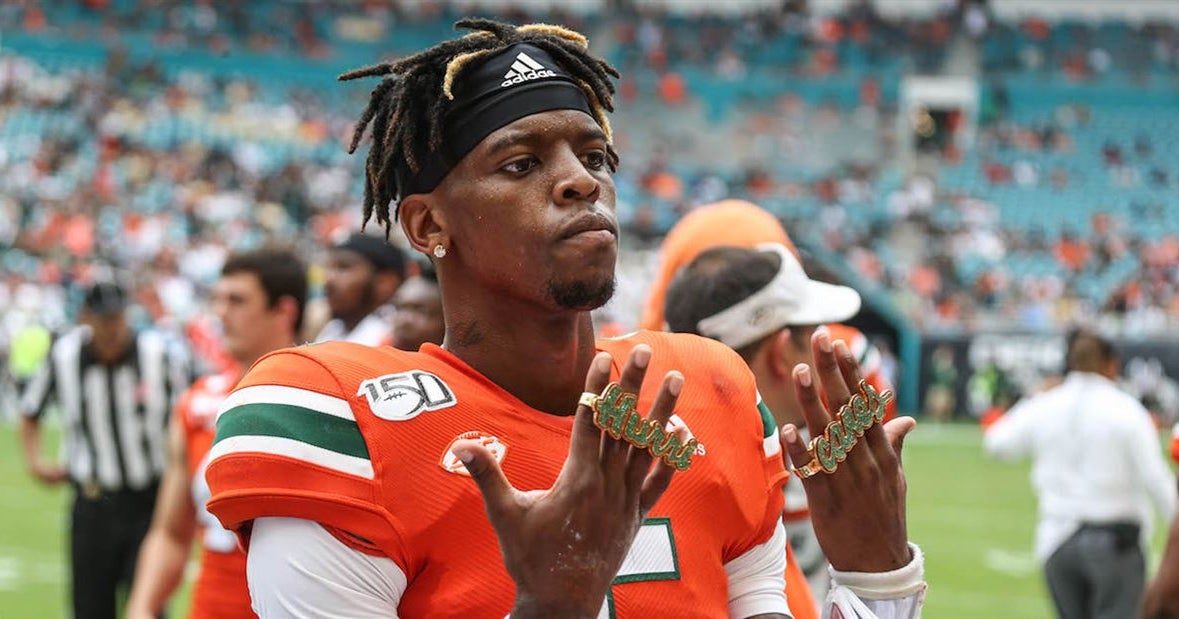 Miami QB N'Kosi Perry enters NCAA transfer portal