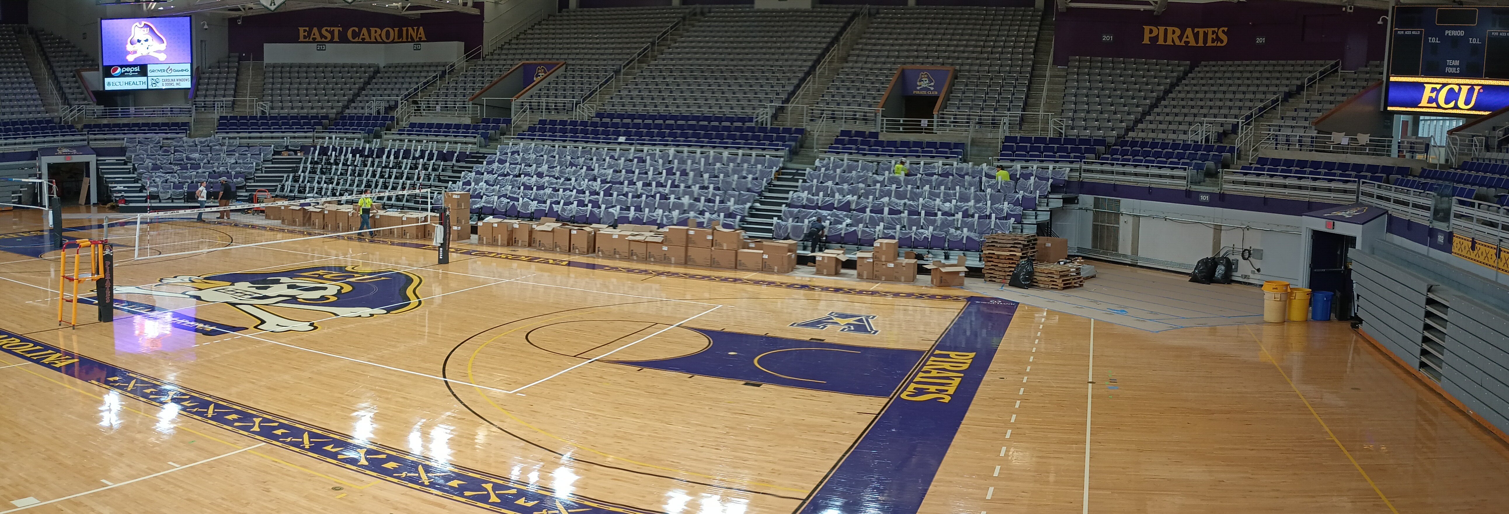 Minges update ... Seats install moving along