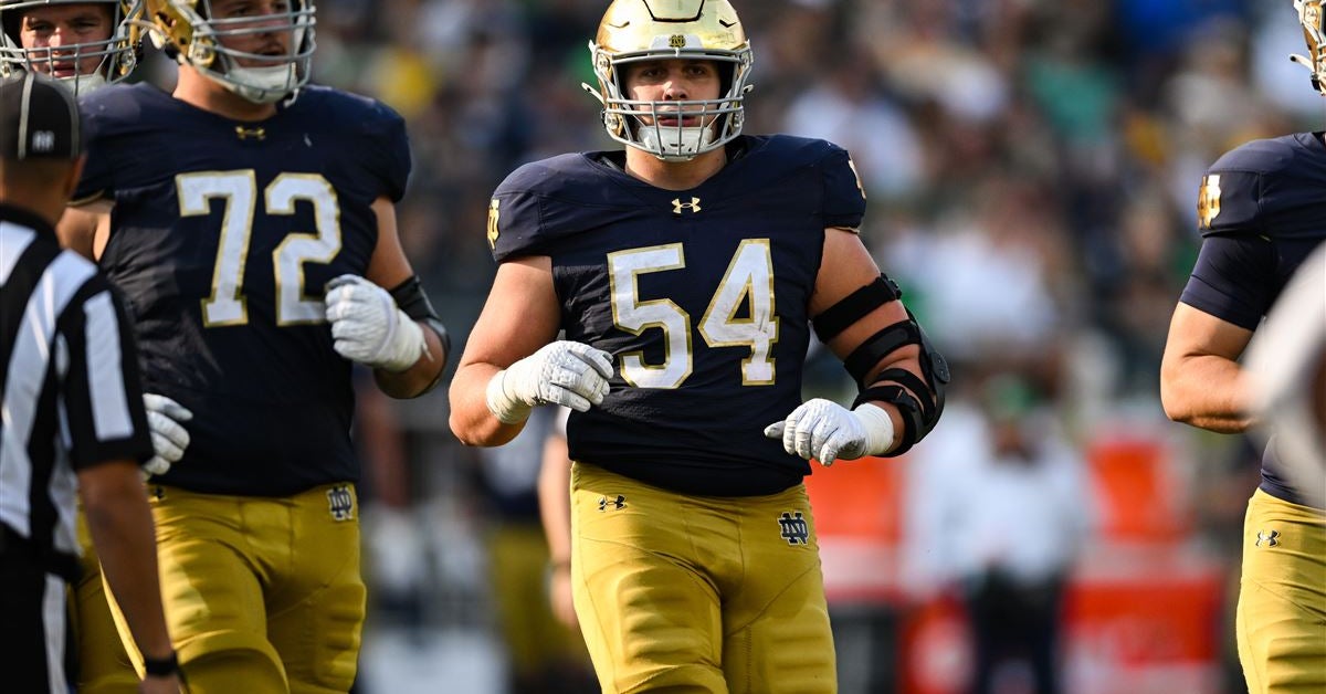 Notre Dame OT Anthonie Knapp to Miss National Championship Game Against ...
