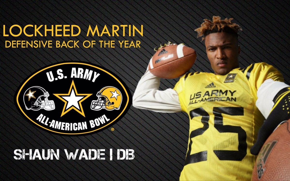 Wade Named Army Defensive Back of the Year