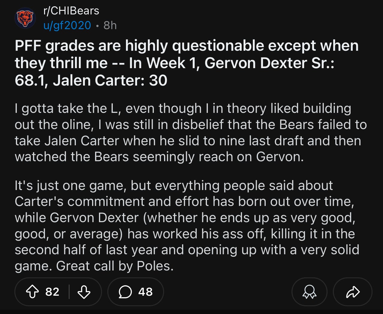 Darrell Taylor, Bears defense get aggressive in week 1 victory