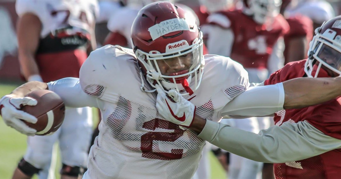 Chase Hayden ready for big stage in sophomore season at Arkansas