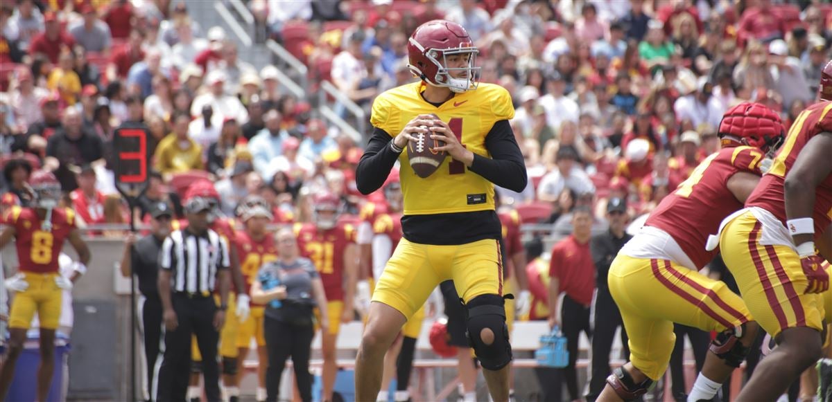 Field-level highlights of USC football's 2024 spring game