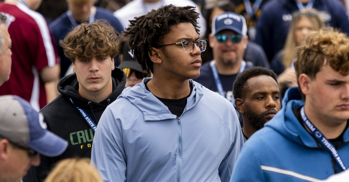 Top 100 in-state offensive tackle Terrance Smith breaks down Blue-White ...