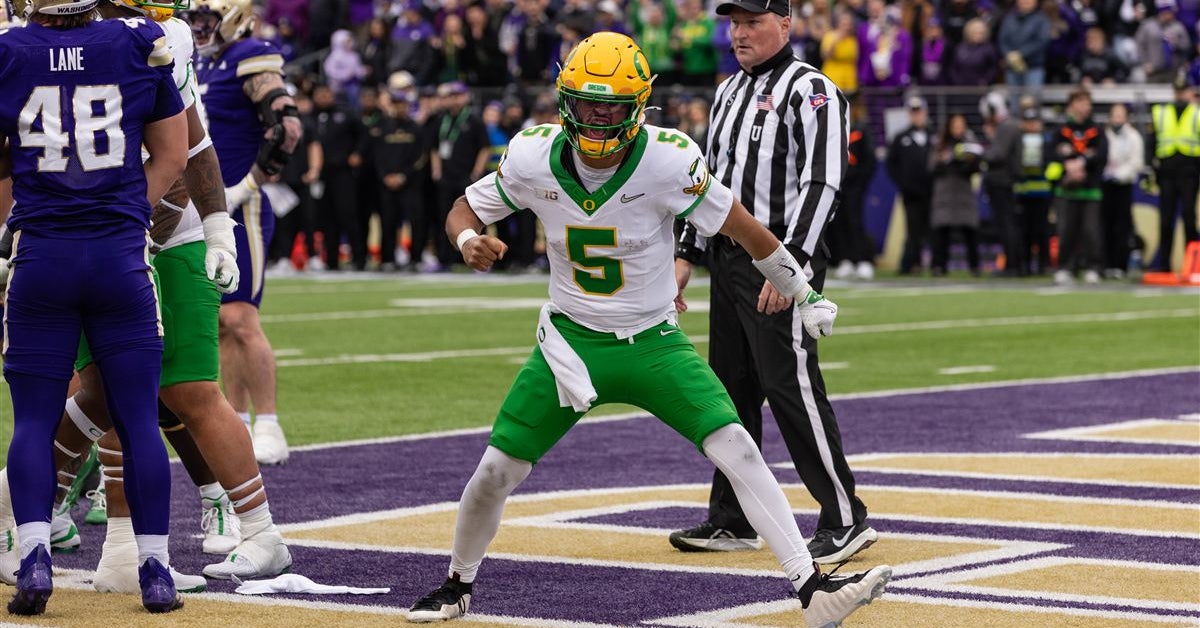 Everything Dante Moore Said Ahead of Oregon’s College Football Playoff ...