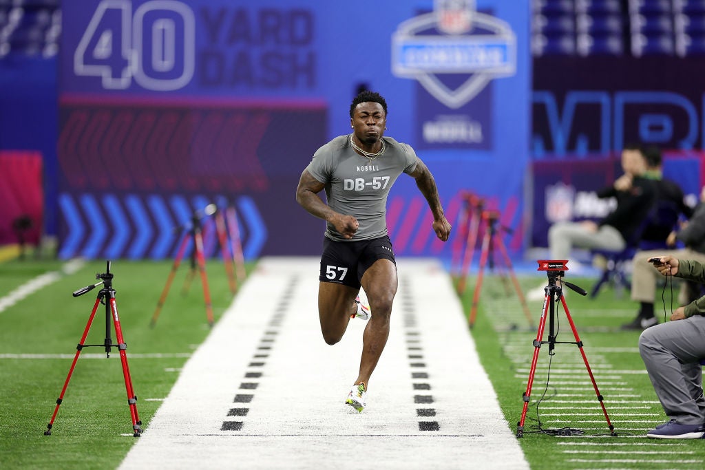 Photo Gallery: Jammie Robinson at the NFL Combine
