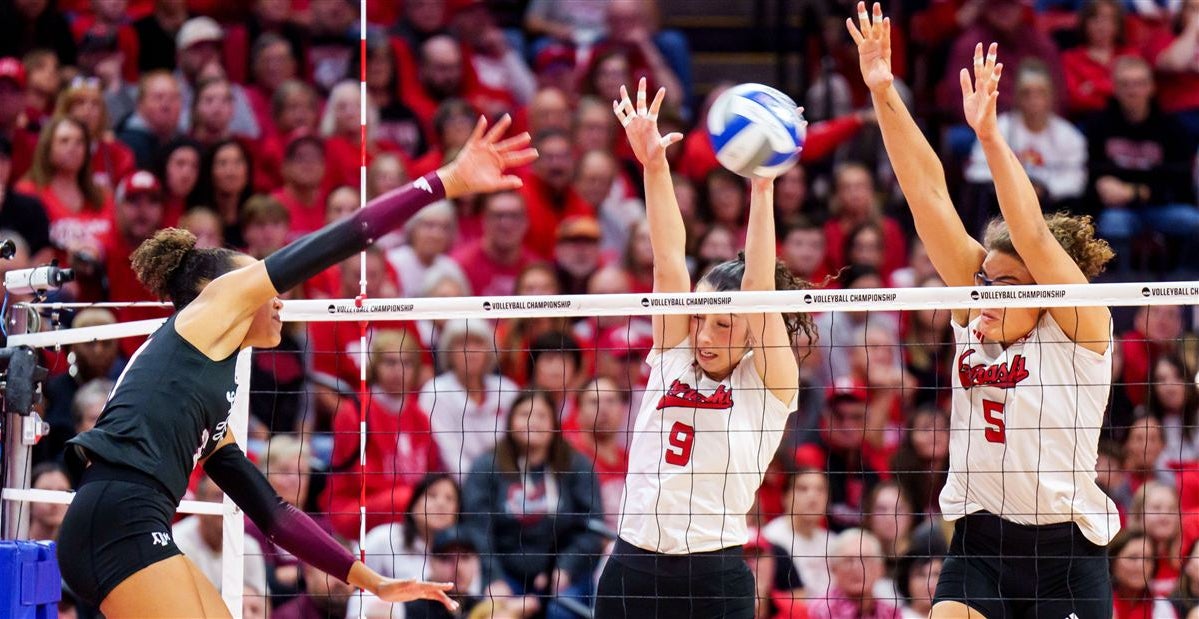Huskers fall short in championship pursuit as A&M wins five-set thriller