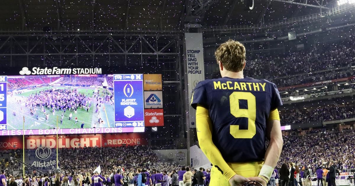 Michigan QB J.J. McCarthy makes promise after College Football Playoff ...