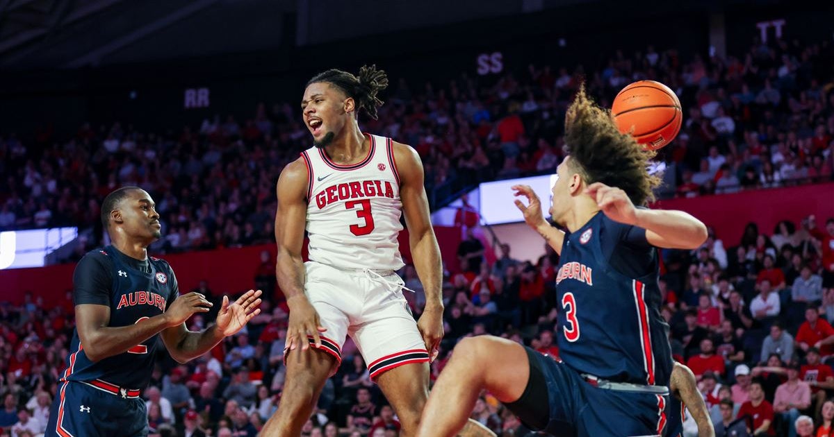 Georgia men’s basketball looking to replicate success at No. 25 Auburn