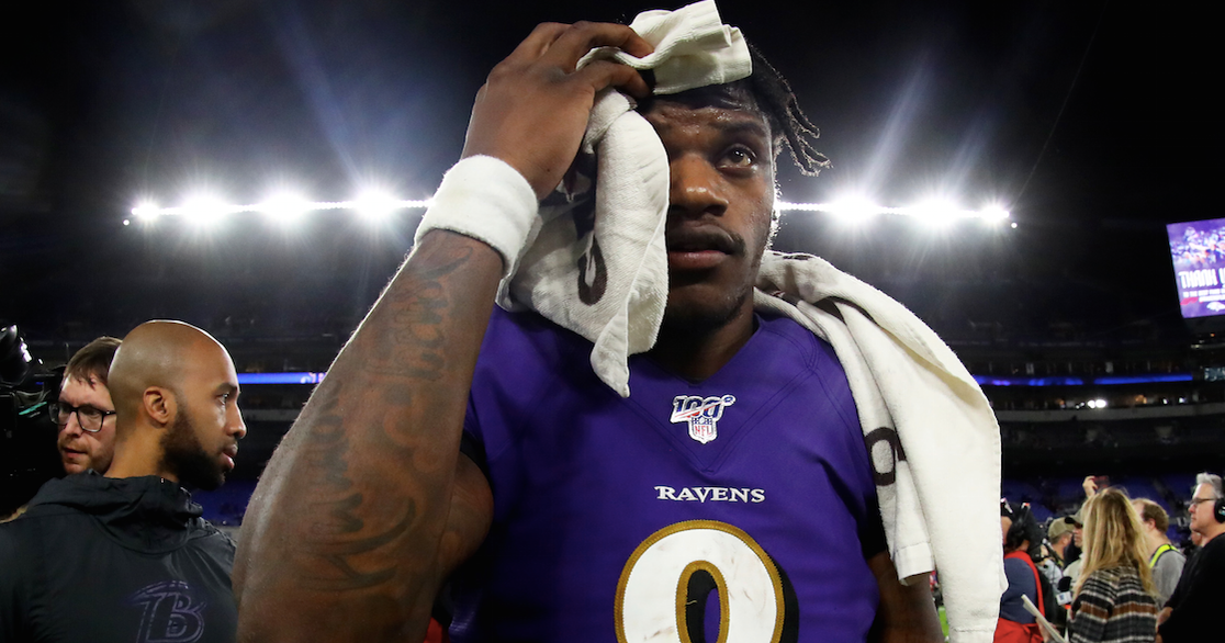 Lamar Jackson sends message to critics after playoff loss