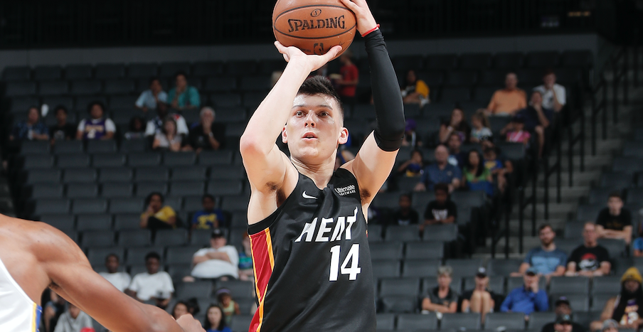 Tyler Herro voted best shooter in NBA Rookie Survey