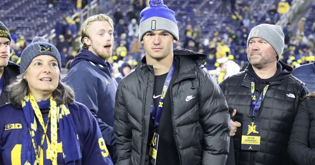 Four-star safety Kaden Gebhardt has great trip to Michigan; hits it off ...