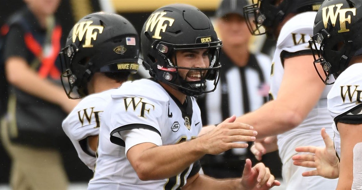 Wake Forest QB Sam Hartman was 'happy to be back' for Demon Deacons ...