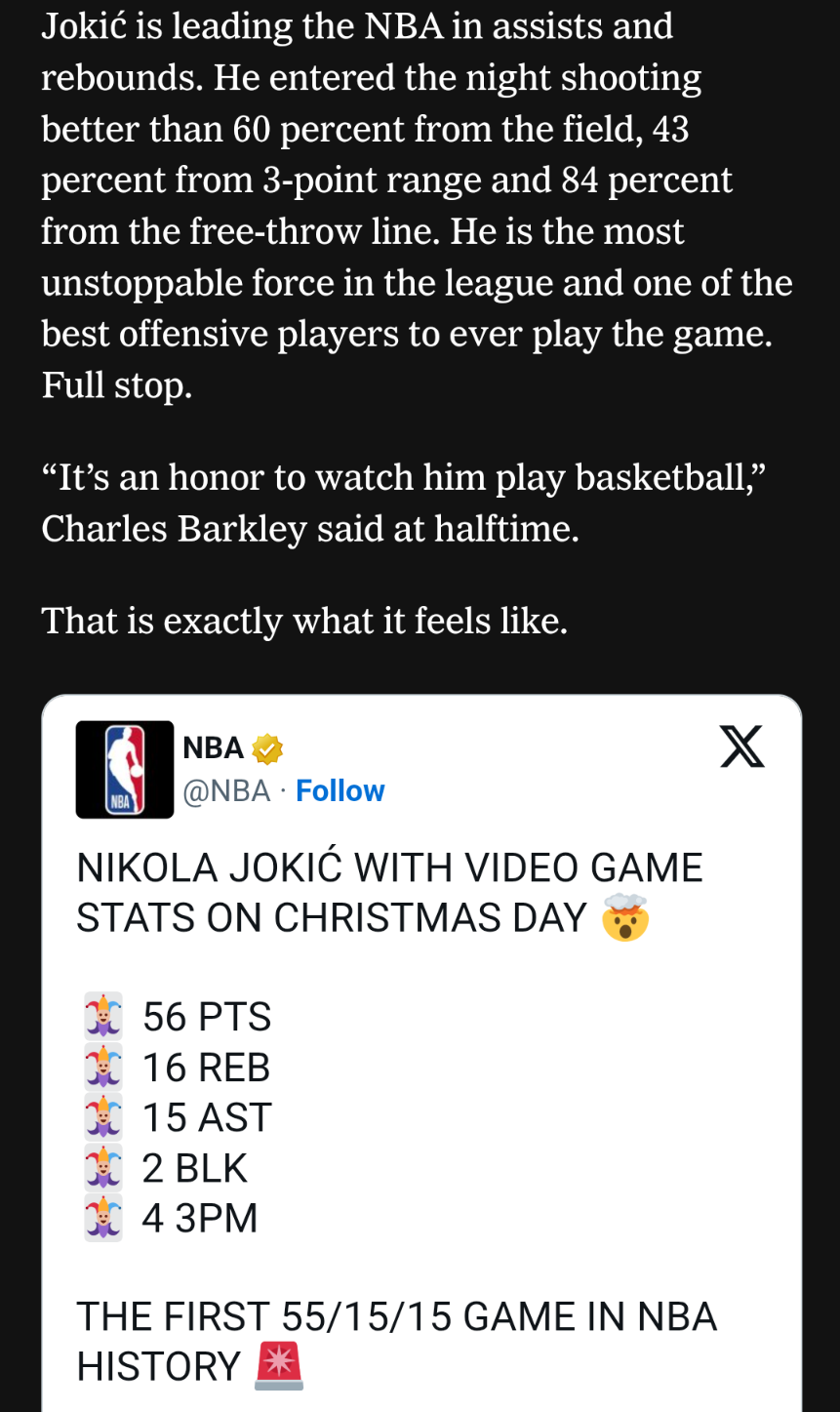 OT - Nikola Jokic
