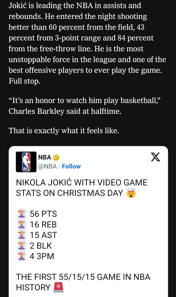 OT - Nikola Jokic