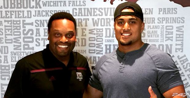 New A&M commit Mafileo Goes In-Depth