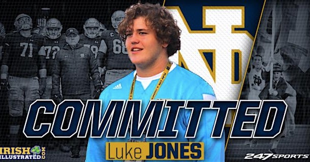 BREAKING: OL Luke Jones commits to Notre Dame