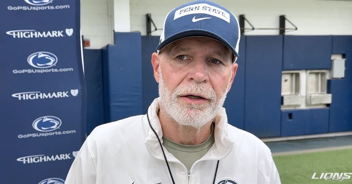 Penn State defensive coordinator Jim Knowles gives updates on position ...