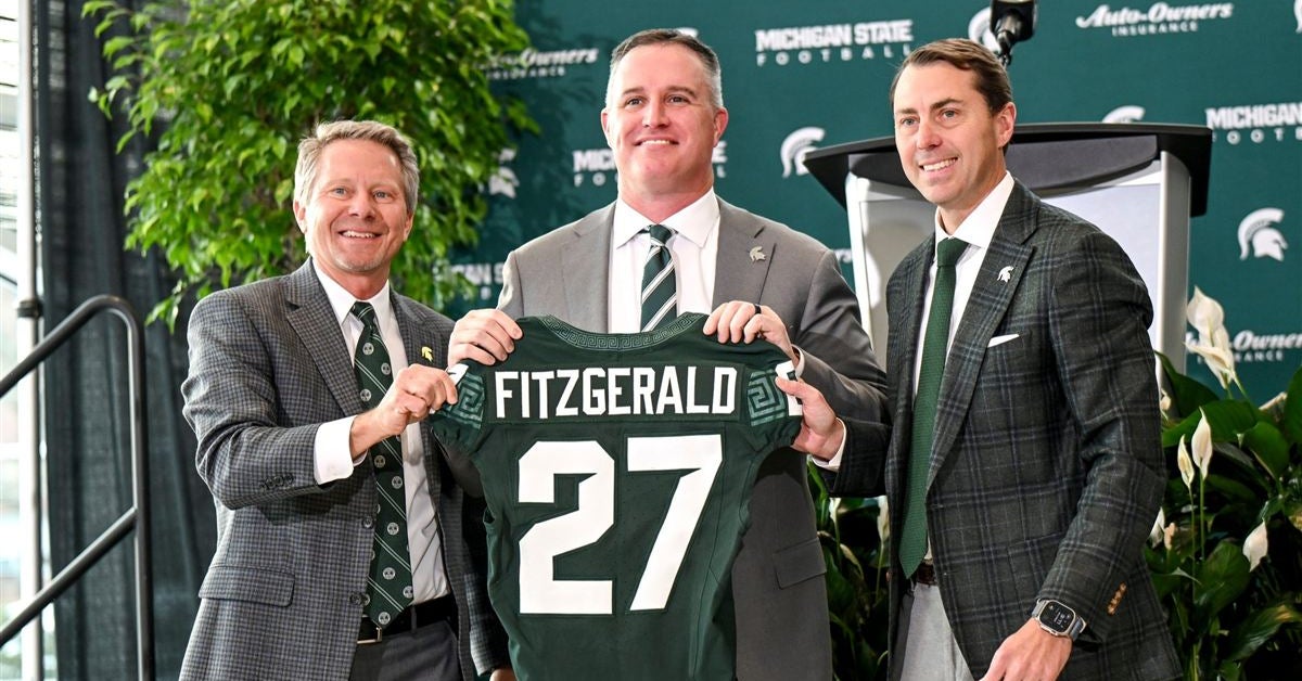 Everything new Michigan State football coach Pat Fitzgerald said in his ...