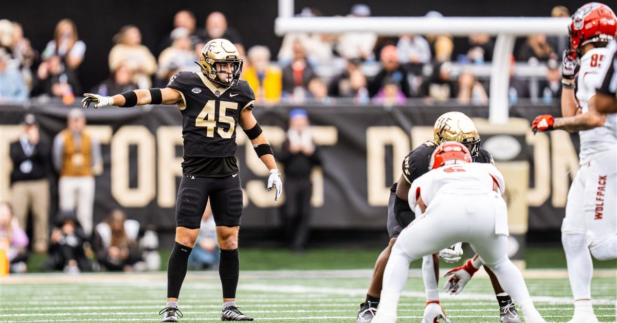 Wake Forest Releases Official Depth Chart For Season Opener