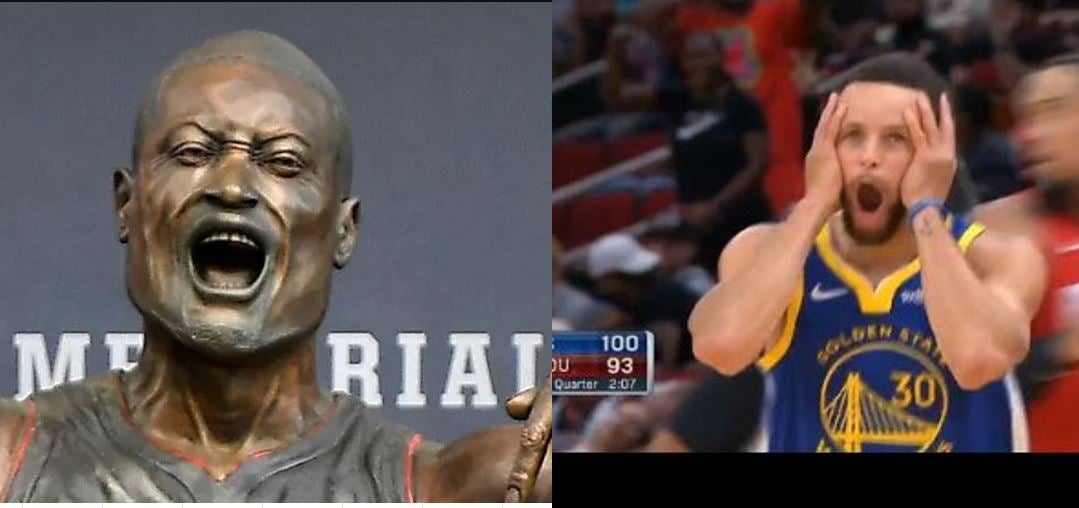 Dwayne Wade statue is so bad