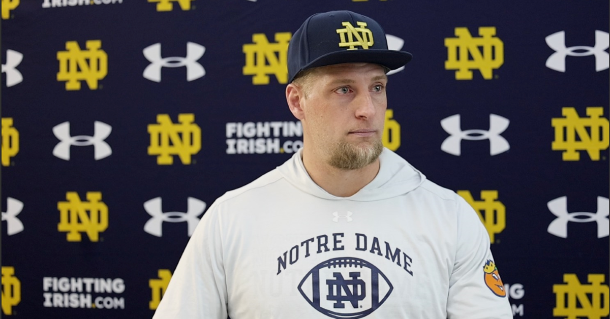 Notre Dame’s Max Bullough Discusses his Young Linebackers