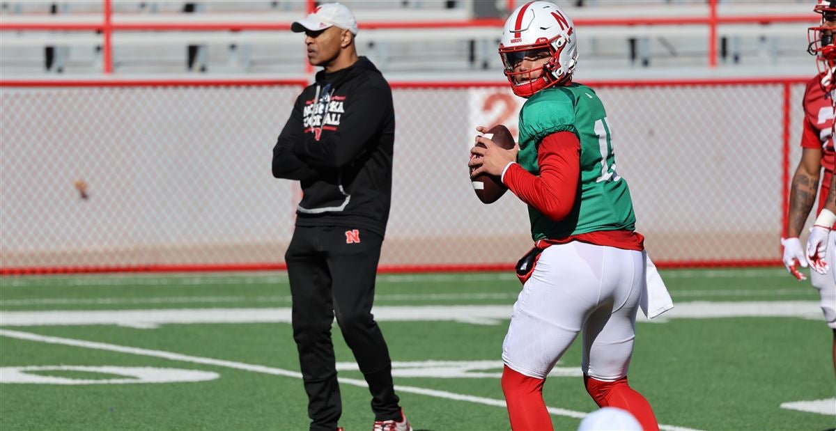LOOK: Nebraska runs through Thursday practice as spring football continues
