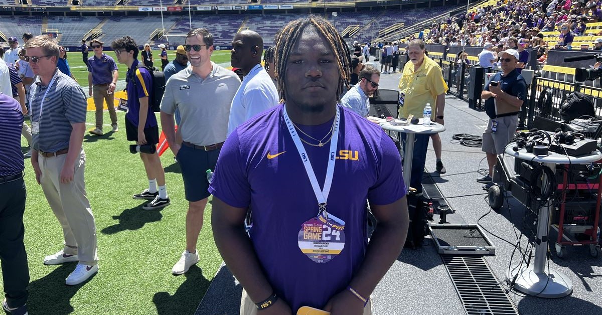 LSU flips defensive lineman Brandon Brown to join 2025 class