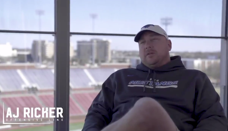 WATCH: Get to know SMU OL coach AJ Ricker