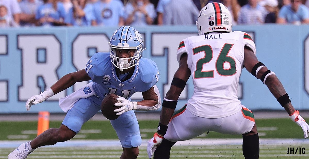UNC's Josh Downs & Cedric Gray Named ACC Players of the Week