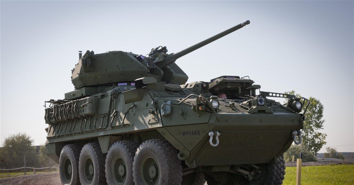 Army Fires New Stryker 30mm Cannon - Preps for Major Land War