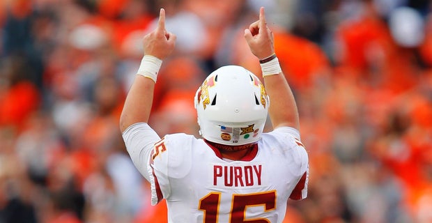 PURDY GOOD: Rookie Brock Purdy leads Iowa State to upset